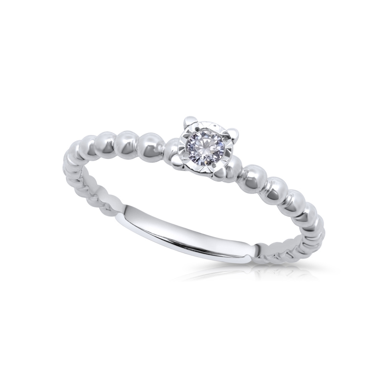 Fehérarany eljegyzési gyűrű gyémánt kővel | Ecsedi Ékszer - Nagy ...